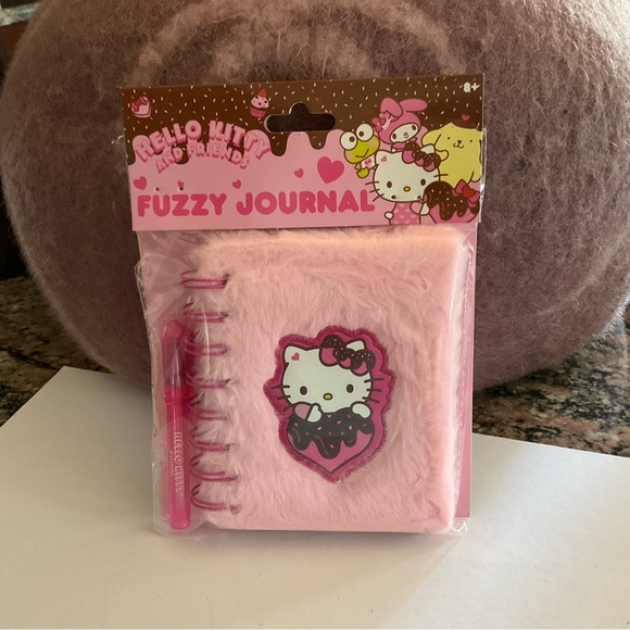 Hello Kitty | Office | Authentic Hello Kitty Friends Fuzzy Journal By ...